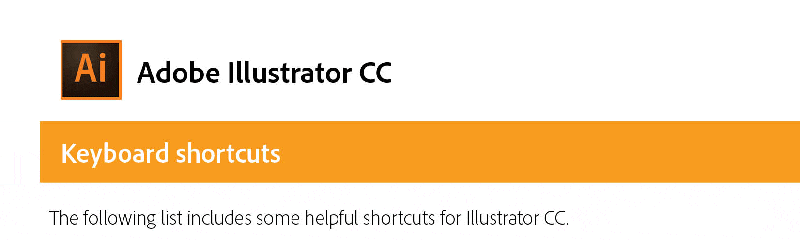 일러스트레이터 단축키 Illustrator Keyboard shortcuts : 네이버 블로그