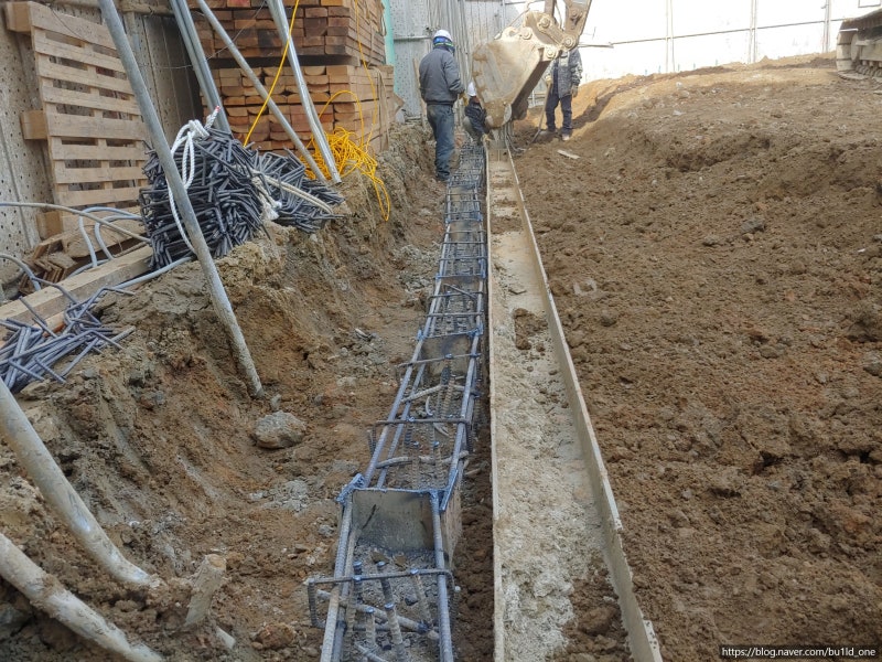 CIP (Cast in place concrete pile wall) : 네이버 블로그