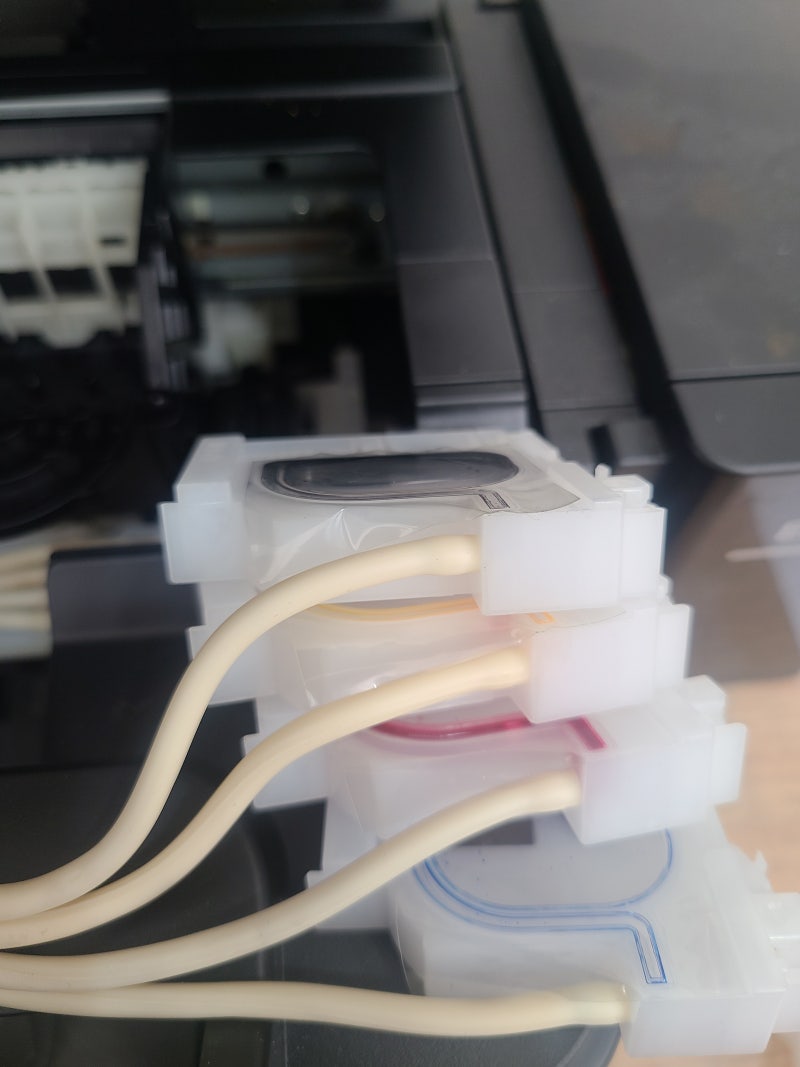 Epson 엡손 L485 무한잉크 프린터 색상안나옴 헤드잉크패드리셋 네이버 블로그