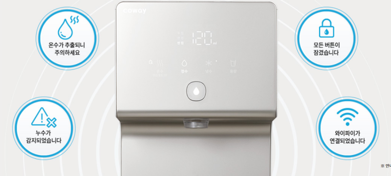 코웨이 아이콘 정수기 CHP-7210N 2주 사용후기 : 네이버 블로그