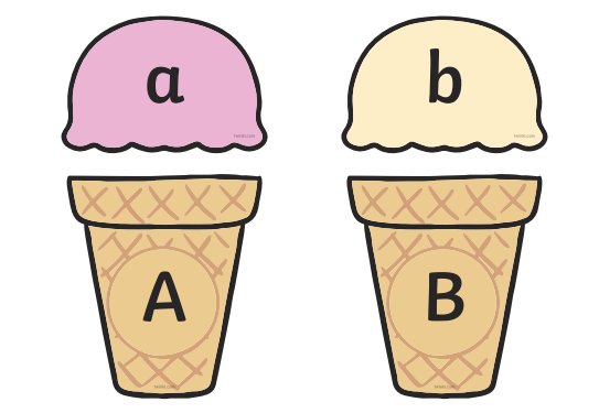 알파벳 익히기에 참 좋은 Alphabet Ice Cream : 네이버 블로그