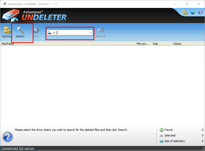 윈도우 필수 프로그램) 삭제 파일 복구 프로그램 어샴푸 언딜리터(Ashampoo Undeleter) 지금 다운받으면 무료 ...