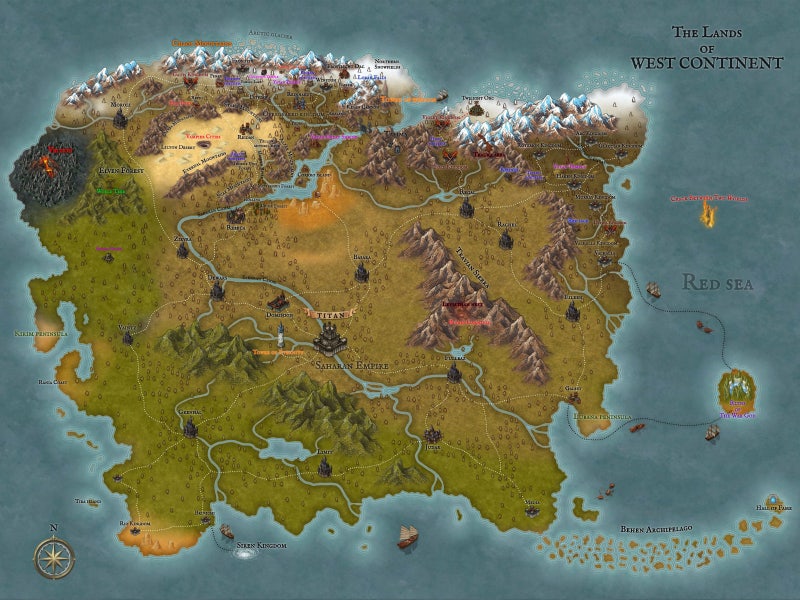 [Overgeared] West Continent Map : 네이버 블로그
