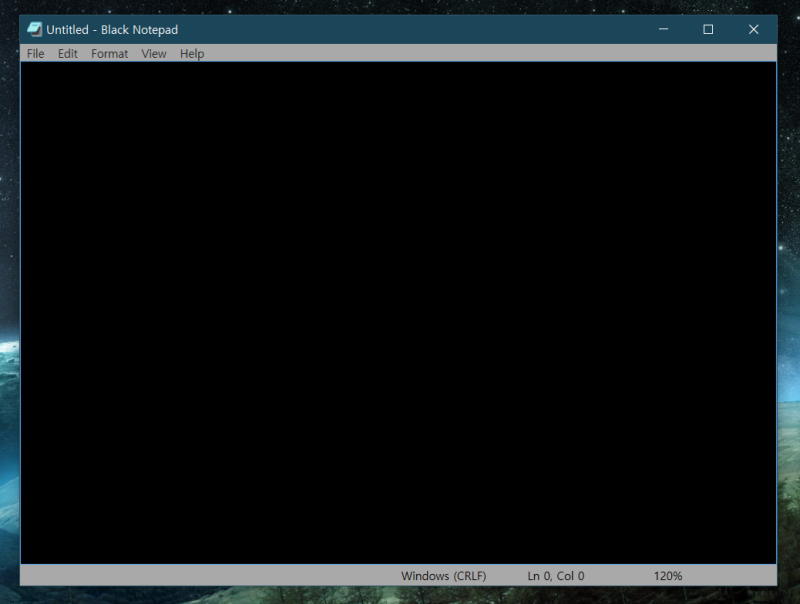 [메모장] Black Notepad : 다크모드 메모장, 검정색 메모장 사용 방법 (Windows 10) : 네이버 블로그