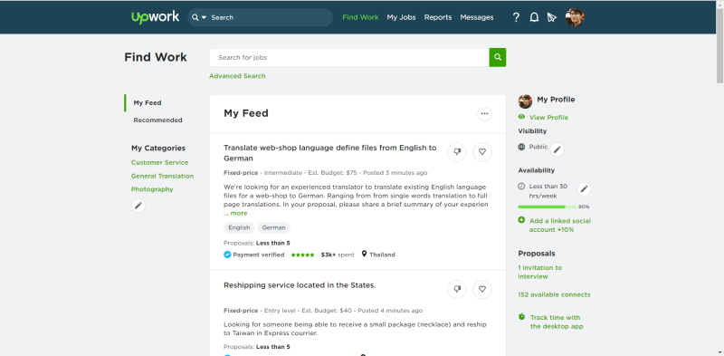 프리랜서 Upwork(업워크)후기 : 네이버 블로그