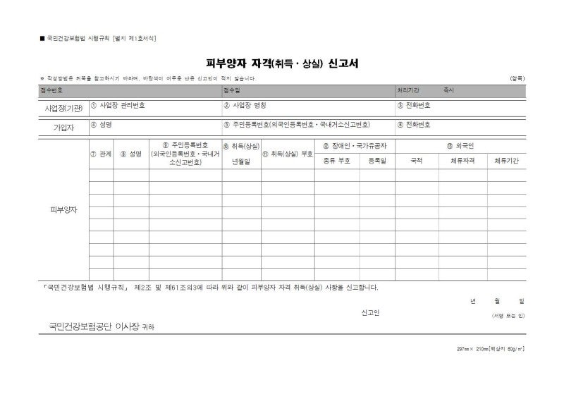 건강보험 피부양자 등록 신청 자격 조건 확인 방법 알아보기 Ft 국민건강보험 4대사회보험 네이버 블로그