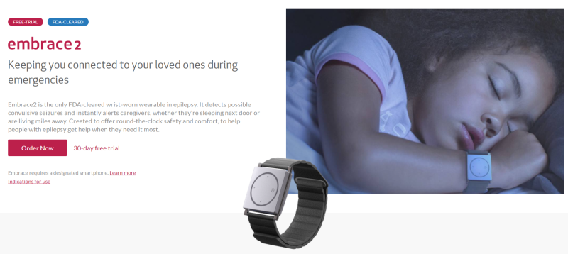 뇌전증(간질) 발작 체크를 위한 스마트밴드 업체 Empatica의 Embrace 2 : 네이버 블로그