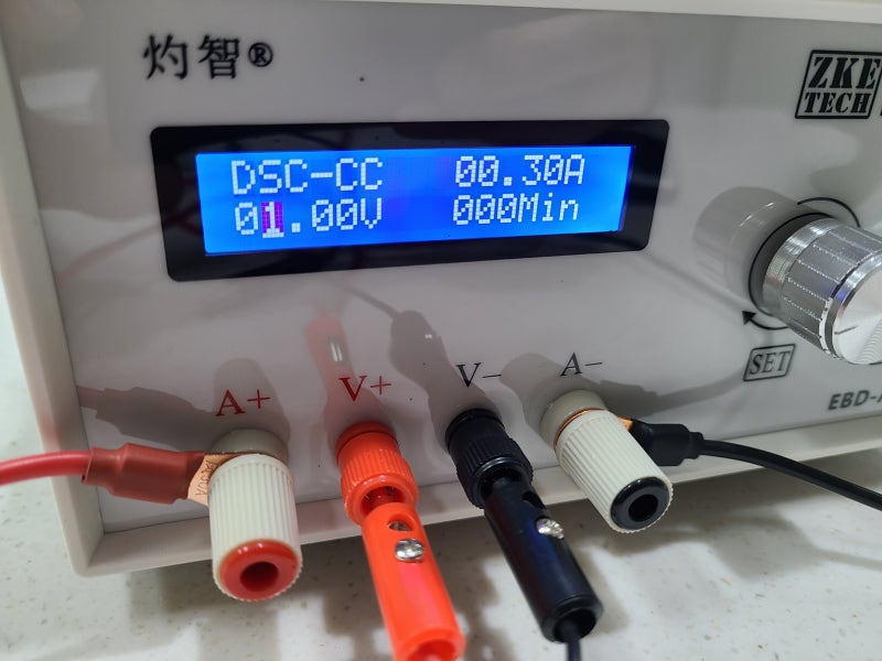 EBD-A20H 방전기(배터리 용량 측정 및 테스터) 사용 방법 및 매뉴얼 : 네이버 블로그