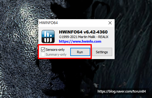 HWiNFO로 작업표시줄에 CPU, GPU 온도 표시하기 : 네이버 블로그