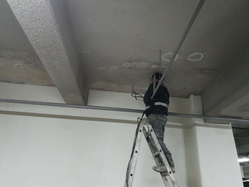 지하주차장천장누수 콘크리트 균열속 아크릴 공법으로 확실하게 해결 네이버 블로그