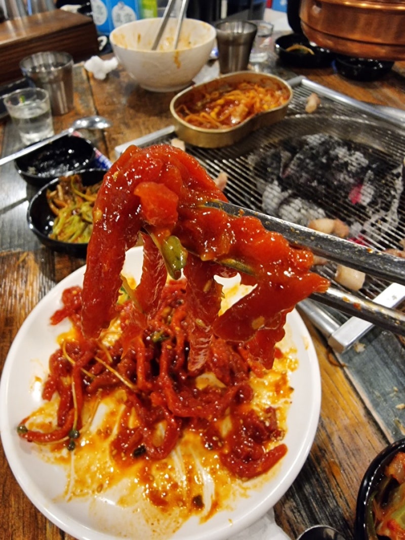 송파 문정동 맛동산 샘 단골 회식장소 삼겹살 꼬들살 뒷고기 마늘갈비 맛집 드럼통숯불구이~♡ 네이버 블로그