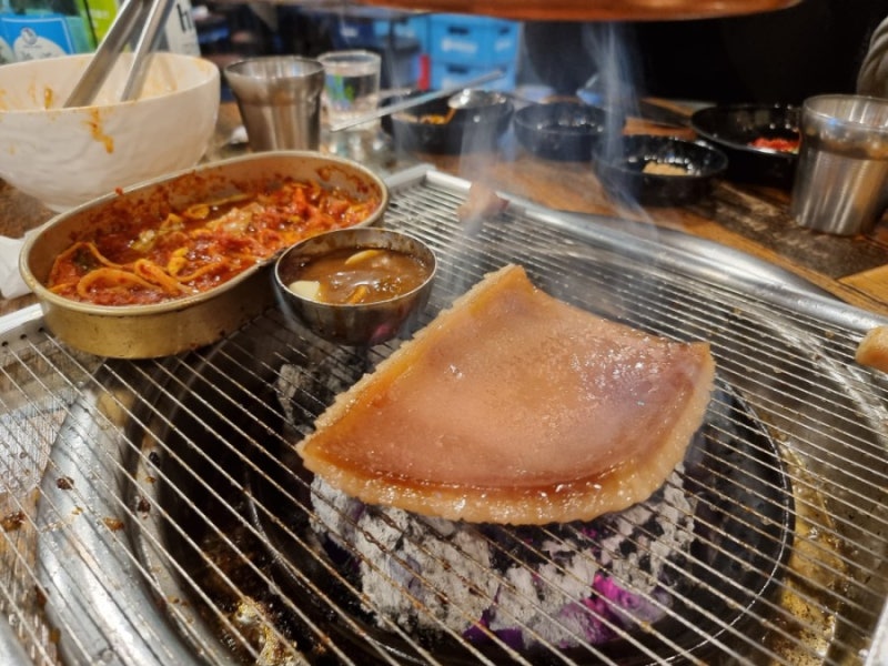 송파 문정동 맛동산 샘 단골 회식장소 삼겹살 꼬들살 뒷고기 마늘갈비 맛집 드럼통숯불구이~♡ 네이버 블로그