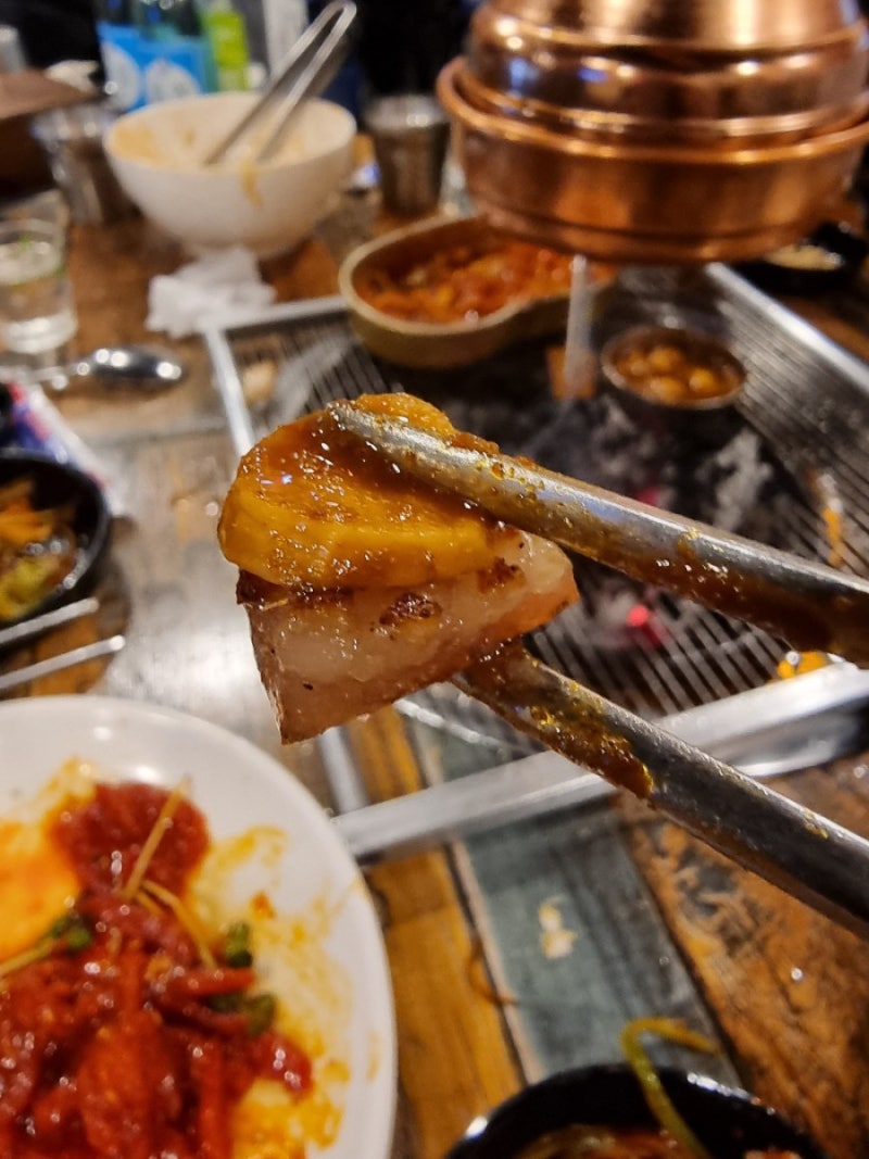 송파 문정동 맛동산 샘 단골 회식장소 삼겹살 꼬들살 뒷고기 마늘갈비 맛집 드럼통숯불구이~♡ 네이버 블로그