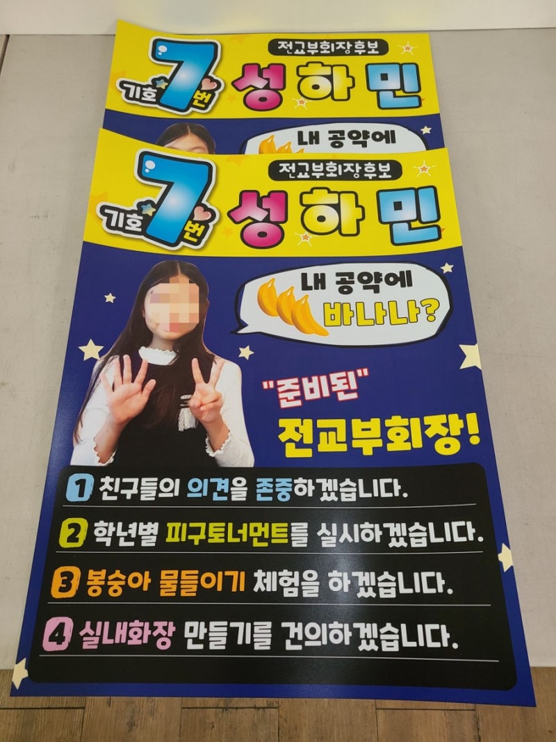 대전 전교부회장 전교회장포스터 초등 중고등학교 선거벽보 포스터 맛집 피오피사랑 네이버 블로그