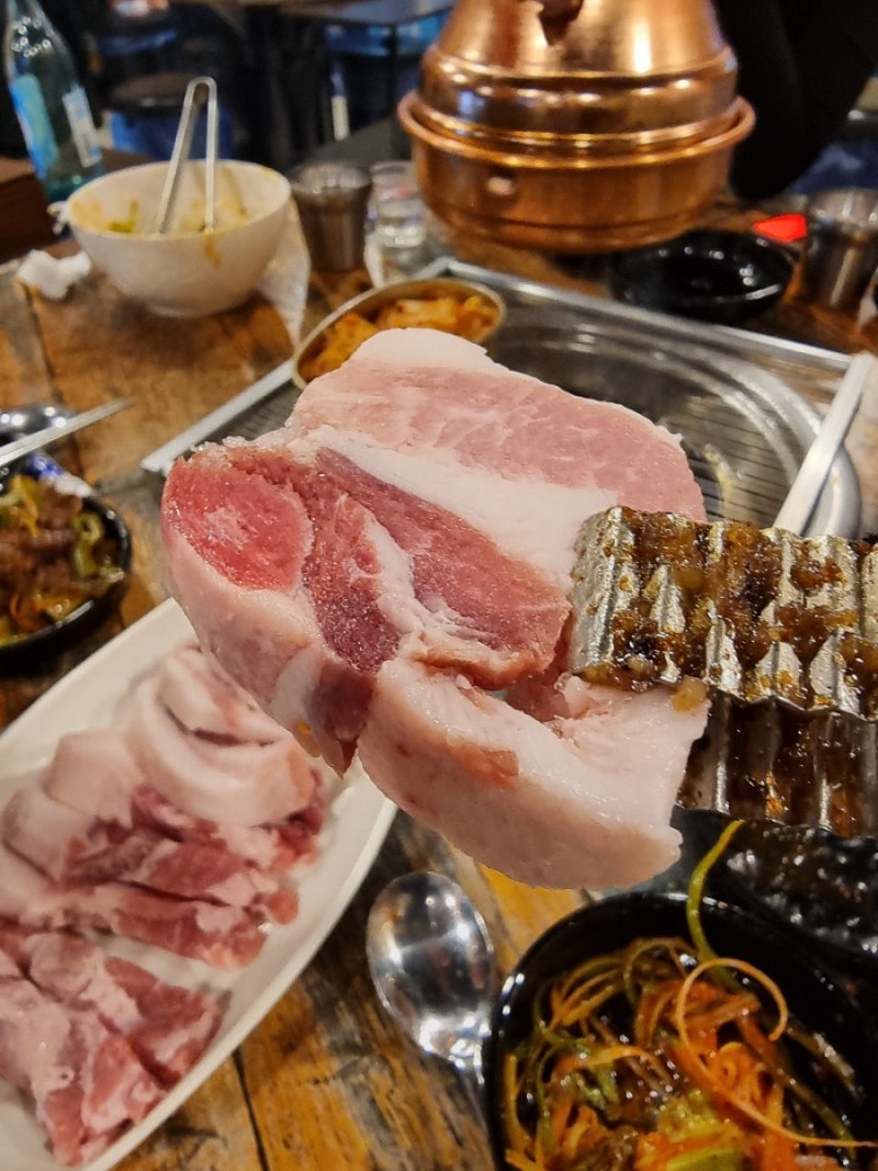 송파 문정동 맛동산 샘 단골 회식장소 삼겹살 꼬들살 뒷고기 마늘갈비 맛집 드럼통숯불구이~♡ 네이버 블로그