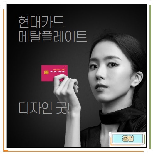 현대카드 메탈플레이트 디자인 정말 이쁘네요 Feat 발급시 주의사항 네이버 블로그