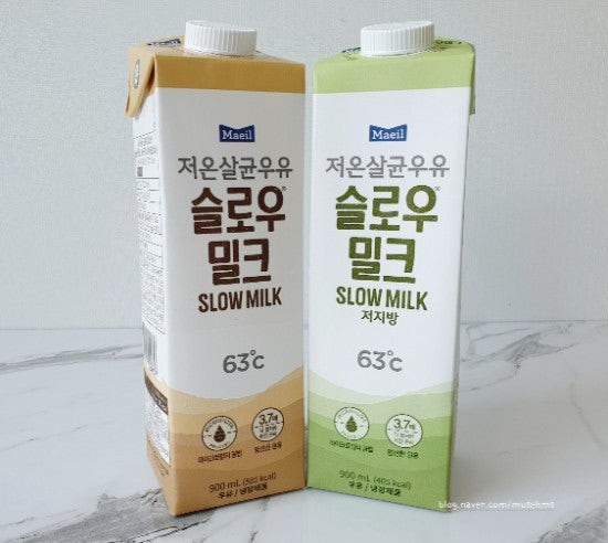 Maeil 저온살균우유 슬로우밀크 네이버 블로그