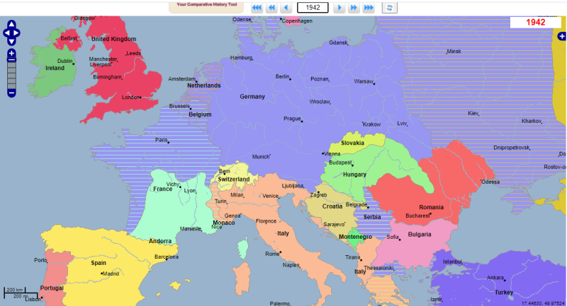 [사이트 소개] 연도별 세계지도를 볼 수 있는 사이트 'Geacron'을 소개합니다. : 네이버 블로그
