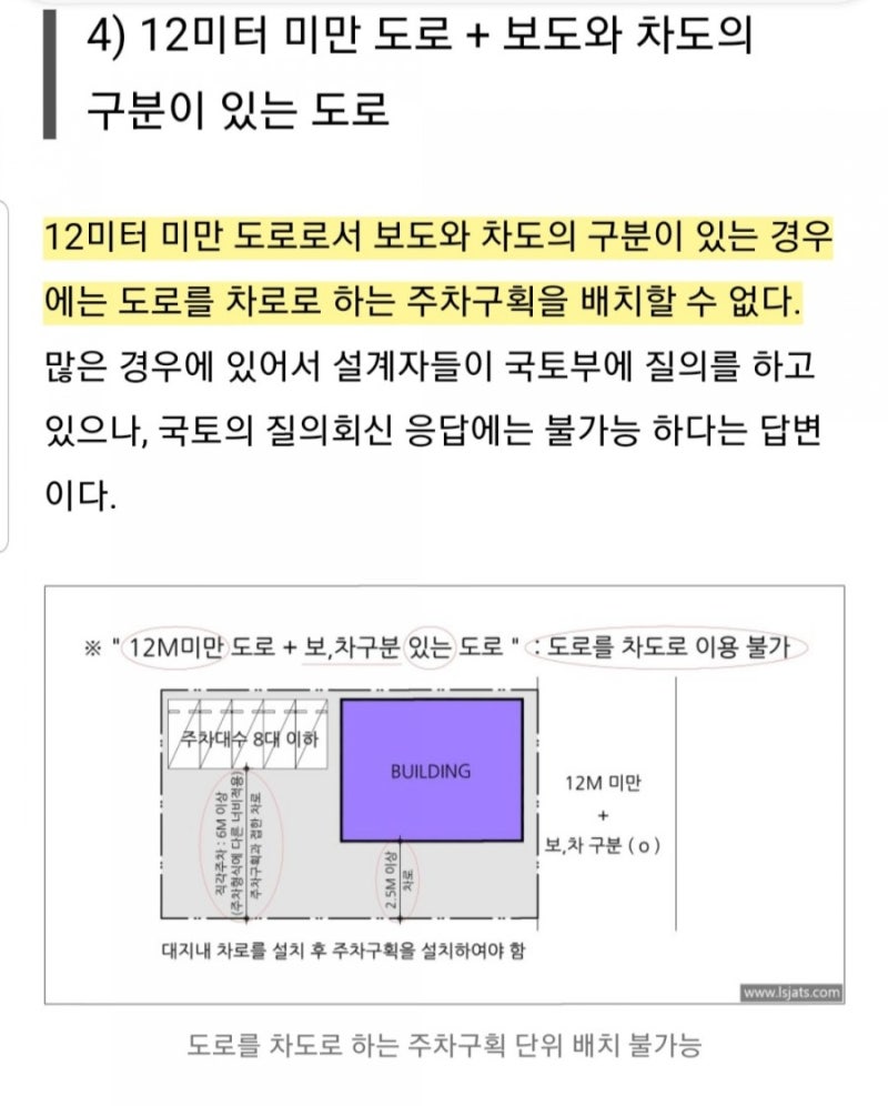건축물 부설주차장의 구조주차장법해석주차장법 민원처리 메뉴얼송건축사사무소 네이버 블로그