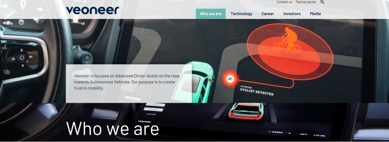 기업분석 - 비오니어(Veoneer:VNE), 자율주행 및 자동차 안전부품관련 테크기업(feat. 퀼컴(Qualcomm ...