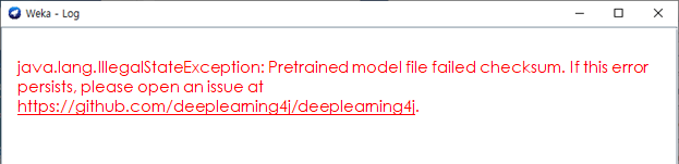 weka(웨카) deeplearning4j(딥러닝), Dl4j inference 작동 에러조치 ...
