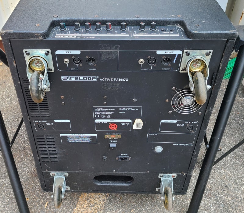(품절)RELOOP PA1600 1600와트 액티브스피커 시스템 : 네이버 블로그