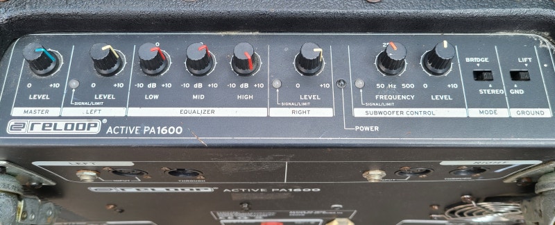 (품절)RELOOP PA1600 1600와트 액티브스피커 시스템 : 네이버 블로그