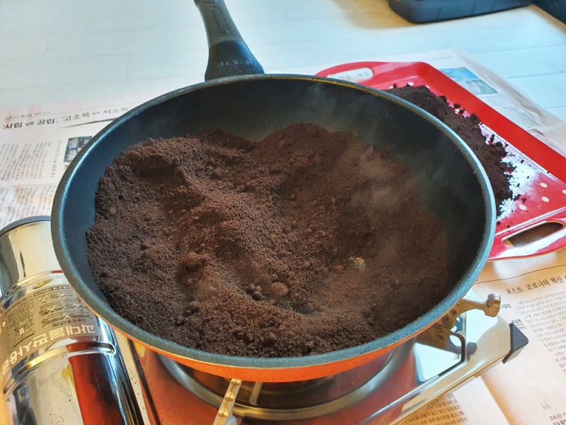 커피찌꺼기활용법 집안냄새제거 커피 방향제 만들기 네이버 블로그