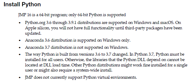 JMP에서 Python Interface(Anaconda의 경우) : 네이버 블로그