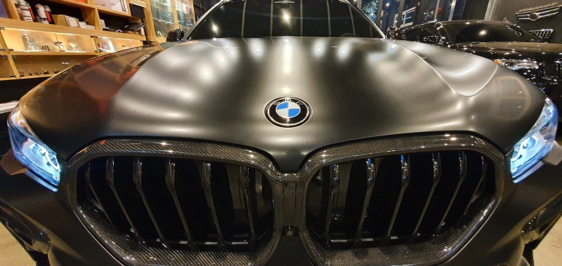 창원 2021 Bmw X6 사틴블랙 전체랩핑으로 강렬한 포스 네이버 블로그