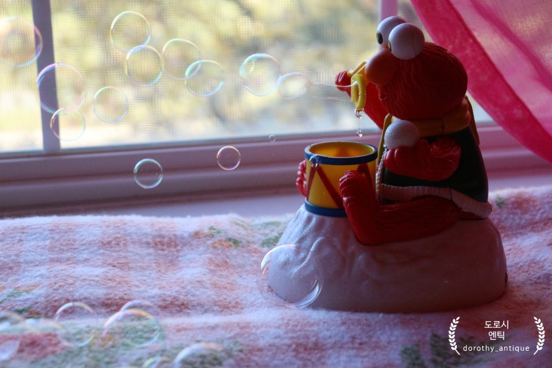 빈티지 엘모 버블 블로잉 머신 [Vintage Elmo Bubble Blowing Machine] : 네이버 블로그