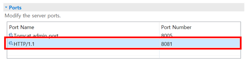 [WEB] Tomcat 에러 해결하기 : Port 8080 required by Tomcat v8.5 Server at localhost is already in use ...