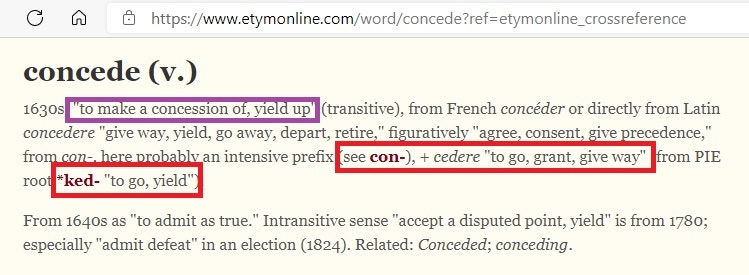 concede, precede, secede 의 공통점을 아십니까? : 네이버 블로그