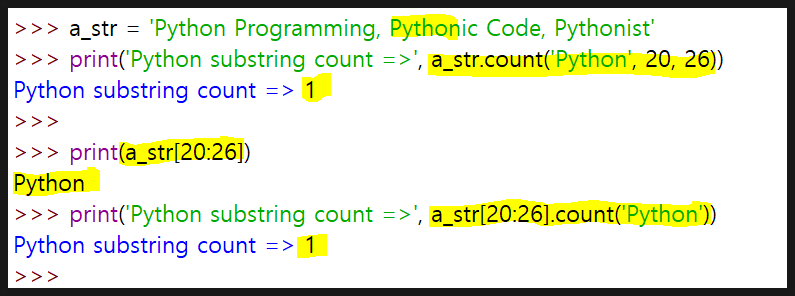파이썬 str.count() - 문자열 내 특정 문자의 반복 횟수를 알려주는 메소드 : 네이버 블로그