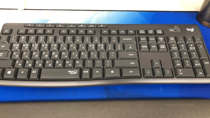 로지텍 무선키보드 K295 사용 후기 - 무소음/저소음키보드 사무용키보드를 사용해보자 (feat. M331 무선마우스 ...