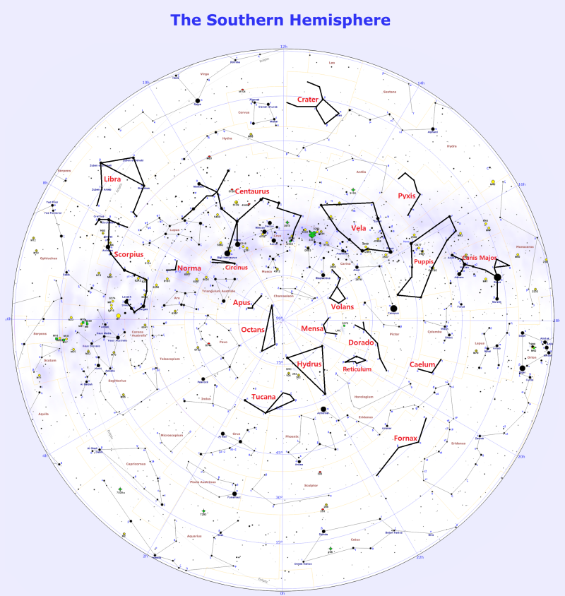 [210331] 남반구의 별자리들 (Southern Constellations) : 네이버 블로그