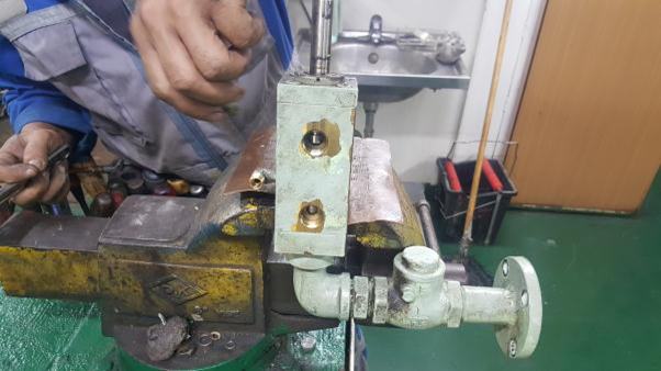 AIR COMPRESSOR (공기 압축기) UNLOADING DEVICE 교환 : 네이버 블로그