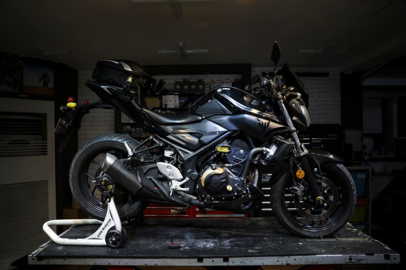 Yamaha 야마하 Mt03 쿼터급 바이크타이어 전문점 브라더모터스 피렐리 디아블로 로쏘스포츠 오토바이타이어 교환 네이버 블로그