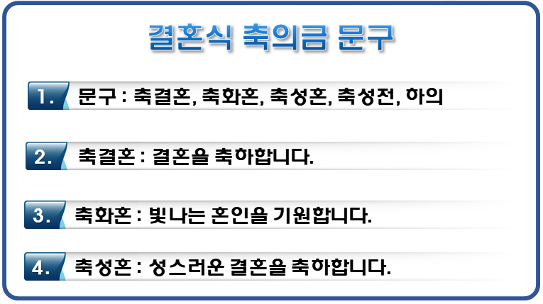 결혼식 축의금 봉투 쓰는법 금액 및 문구feat 생일 개업 이사 네이버 블로그