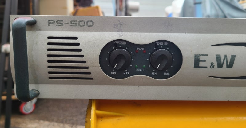 E&W PS500 동서이앤티 480와트 중고파워앰프 : 네이버 블로그