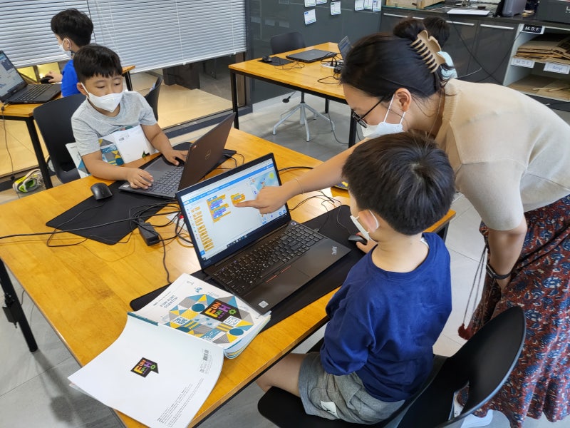 씨큐브코딩 대치센터 스크래치를 이용한 게임 만들기 네이버 블로그