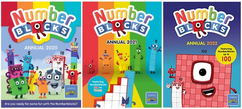 넘버블럭스 액티비티 북 / Numberblocks Annual 2022 / Annual 2021/ 엄마표 영어 / 유튜브 채널 ...
