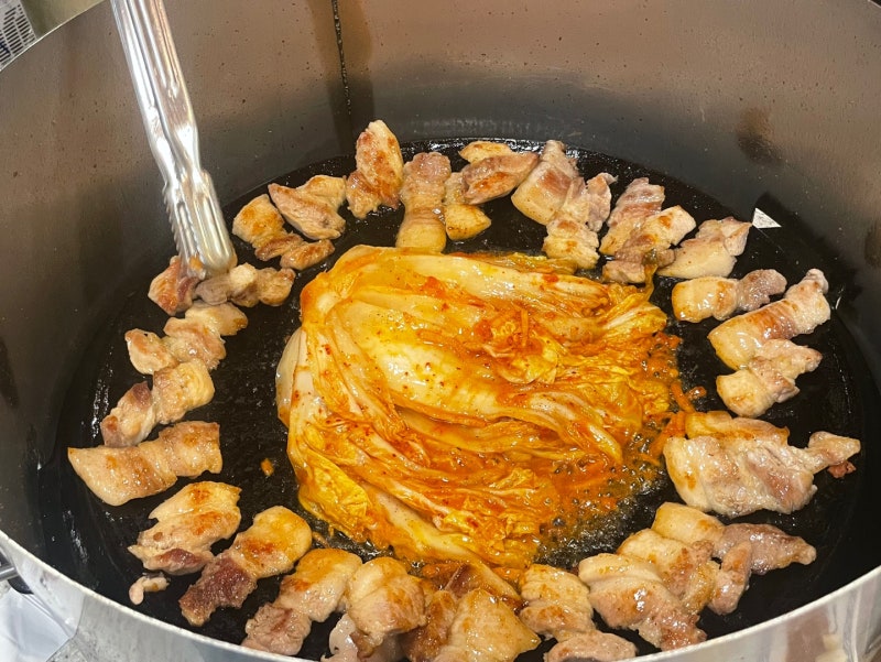 세종나성동 진짜무쇠삼겹 솥뚜껑 숙성 삼겹살 맛집 후기 네이버 블로그