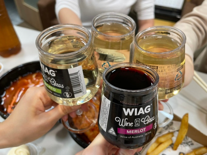 컵와인 와인인어글라스(WIAG) 캠핑,피크닉,홈파티용으로 좋아요! : 네이버 블로그