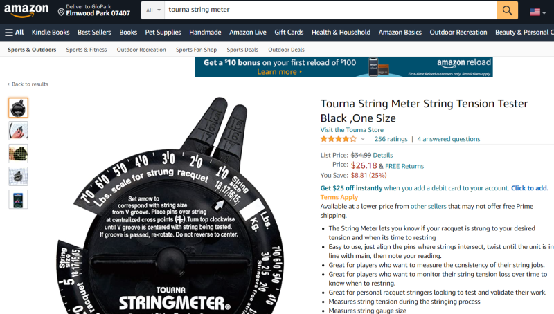 [테니스 스트링 텐션(장력) 체크기] 투나 스트링 미터를 살펴보고 직구를 해야 하나 고민하게 됩니다. : 네이버 블로그