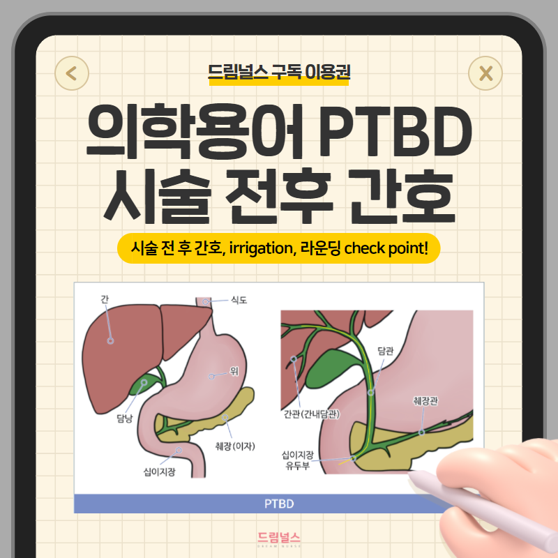 의학용어 PTBD 시술 전 후 간호부터 irrigation까지 : 네이버 블로그