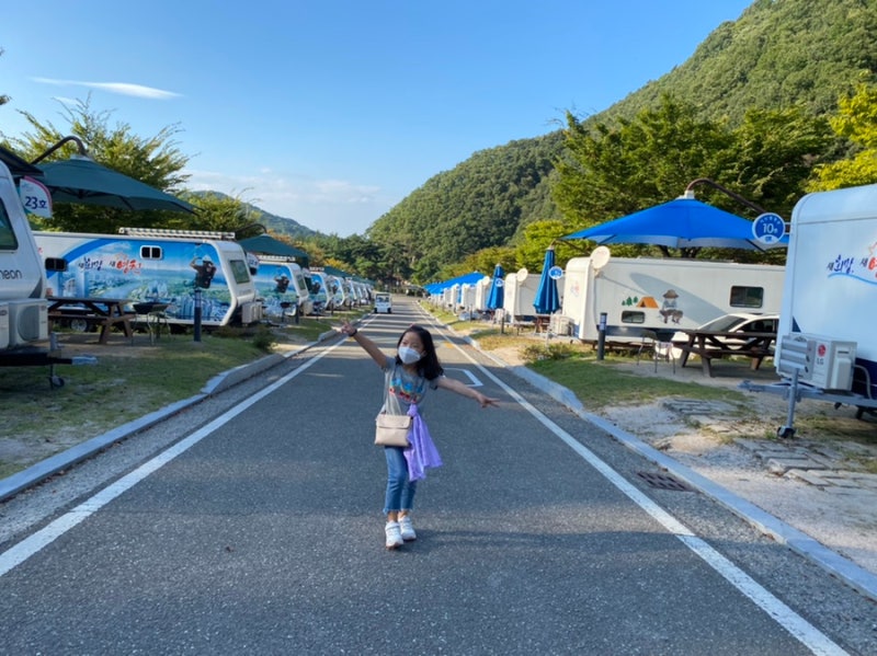 영천 치산관광지 캠핑장 대구 근교 카라반여행 후기 네이버 블로그