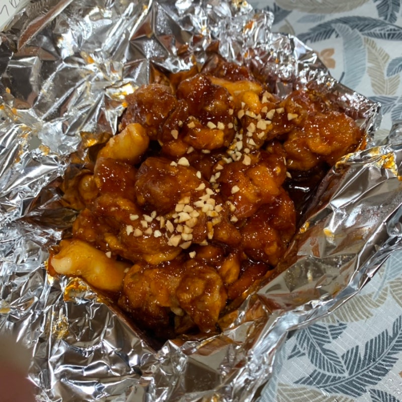 진접 큰집닭강정 장현점 닭강정대 약간매운맛 솔직후기🌟 네이버 블로그
