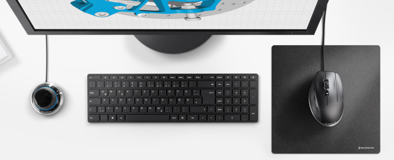 3D CAD 업무효율을 도와주는 SpaceMouse Compact : 네이버 블로그