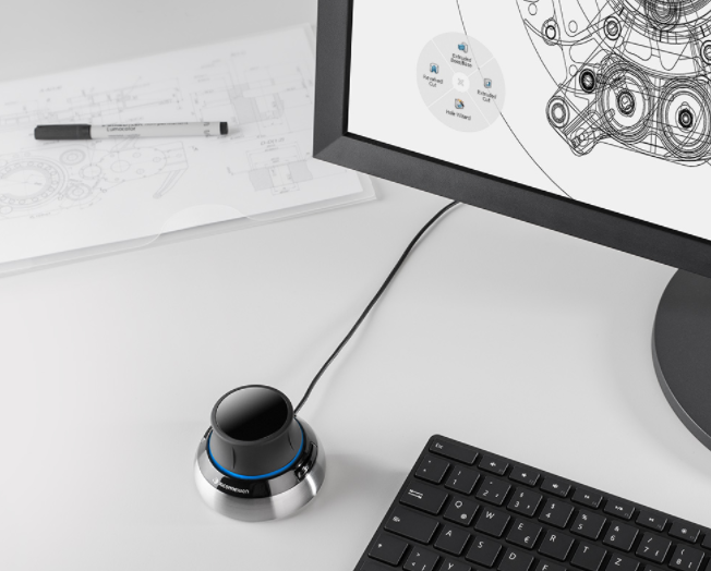 3D CAD 업무효율을 도와주는 SpaceMouse Compact : 네이버 블로그